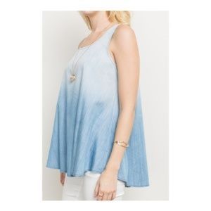 Mystree | Tops | Mystree Tencel Denim Swing Top | Poshmark